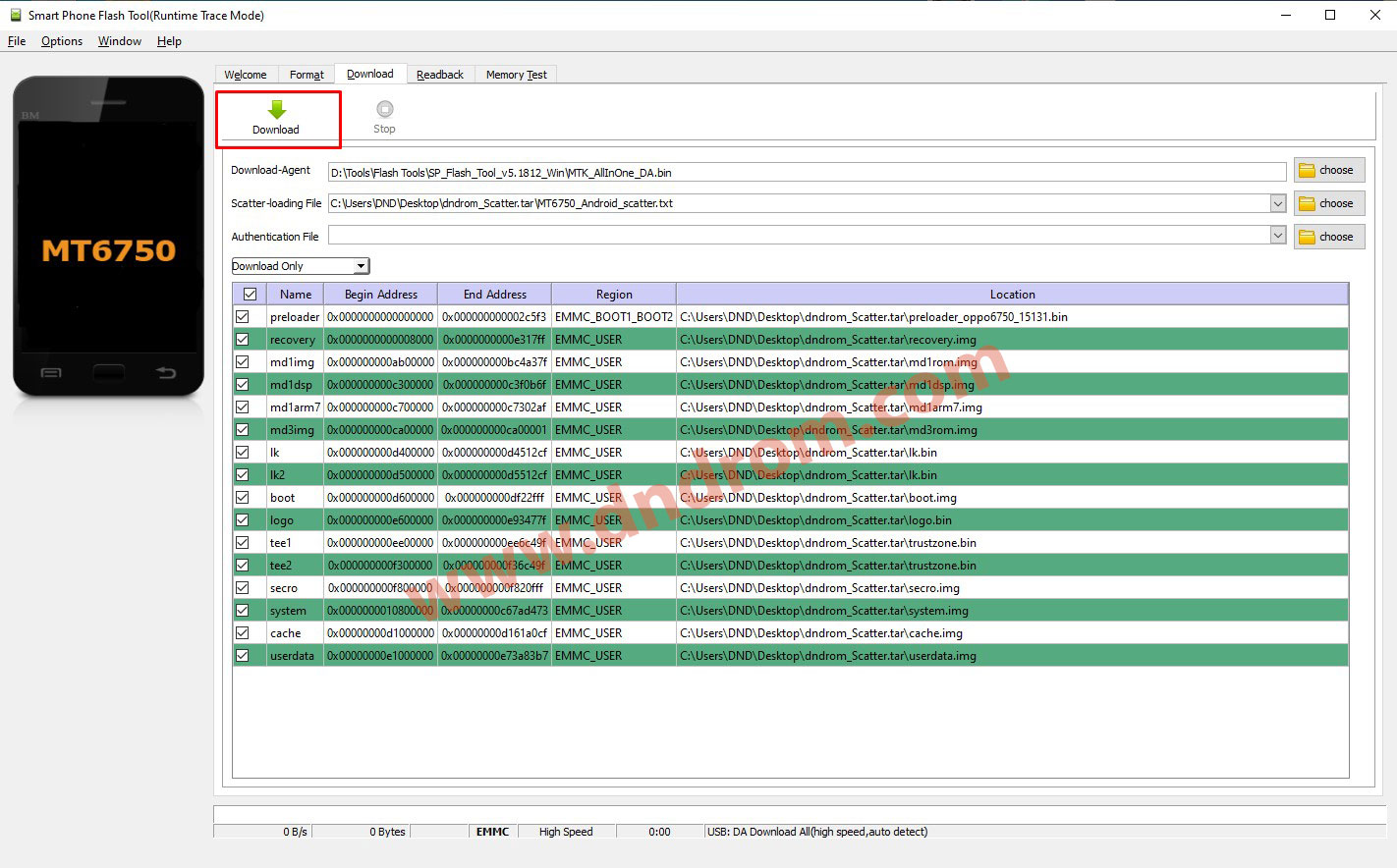 Symphony v75 Flash file Without Password all version